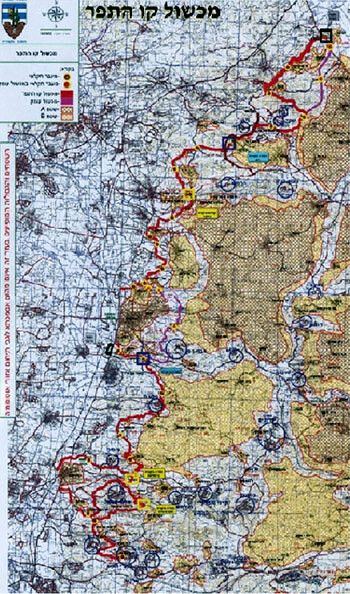 Update: New Israeli map highlights Palestinian concerns about "security ...