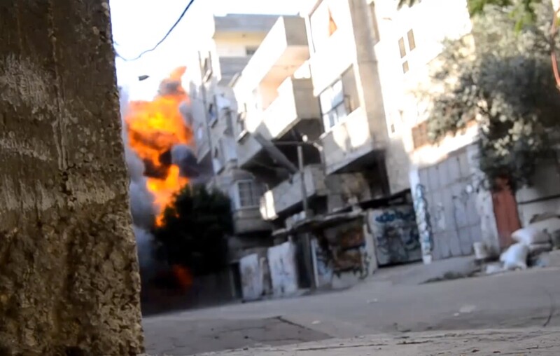 Video captures bombing of Gaza City home | The Electronic Intifada