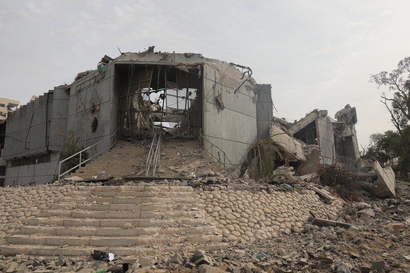 Israel destroys a beloved Gaza cultural center | The Electronic Intifada
